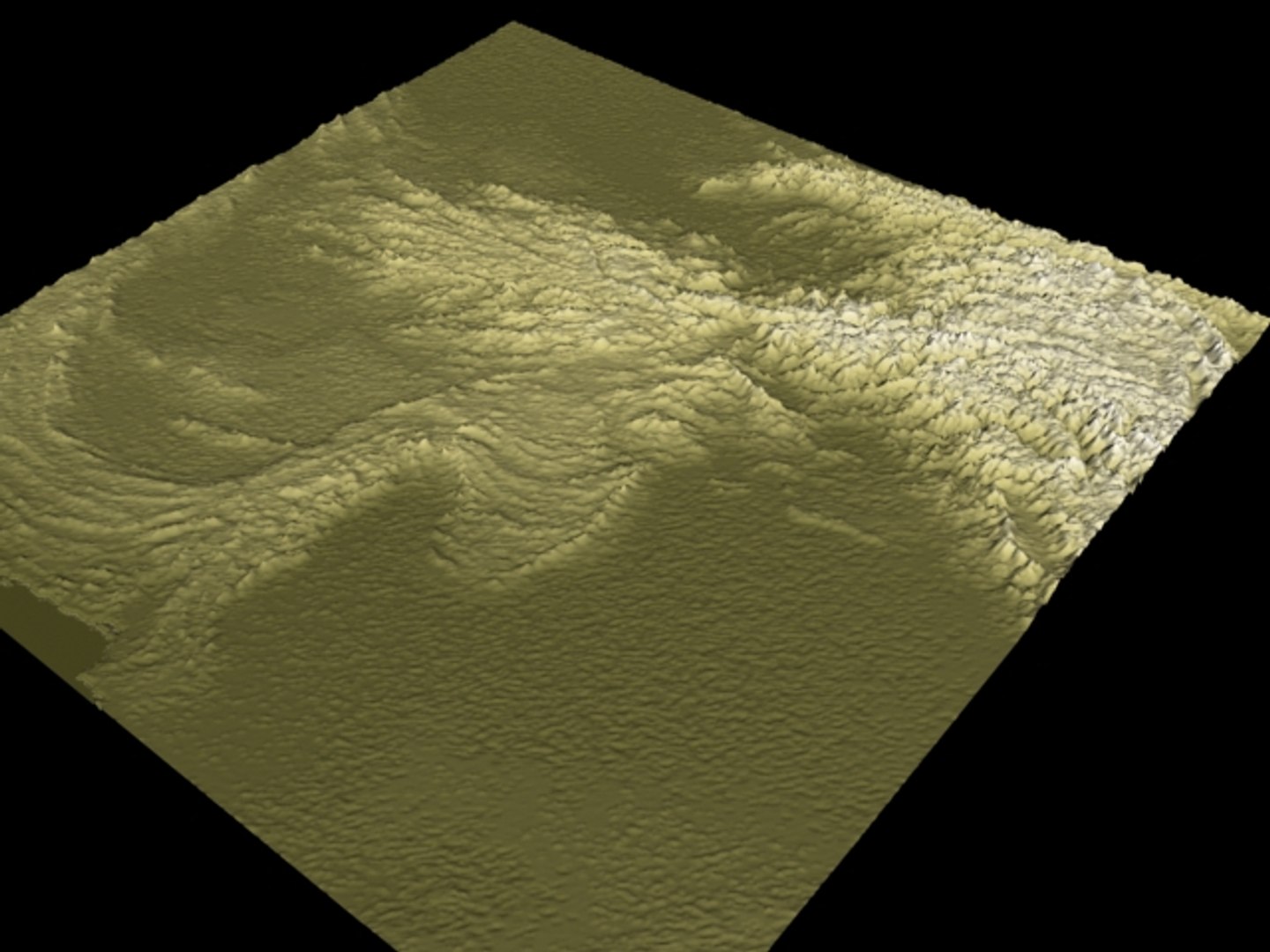 3d Model Relief Afghanistan Pakistan