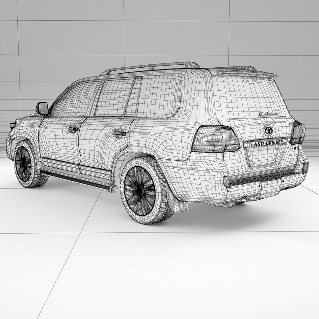 3ds Max Toyota Land Cruiser V8