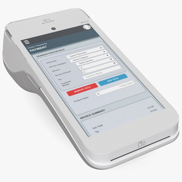 3d payment terminal