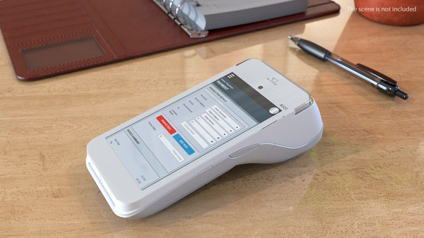 A920 payment tablet terminal 3D model - TurboSquid 1625249