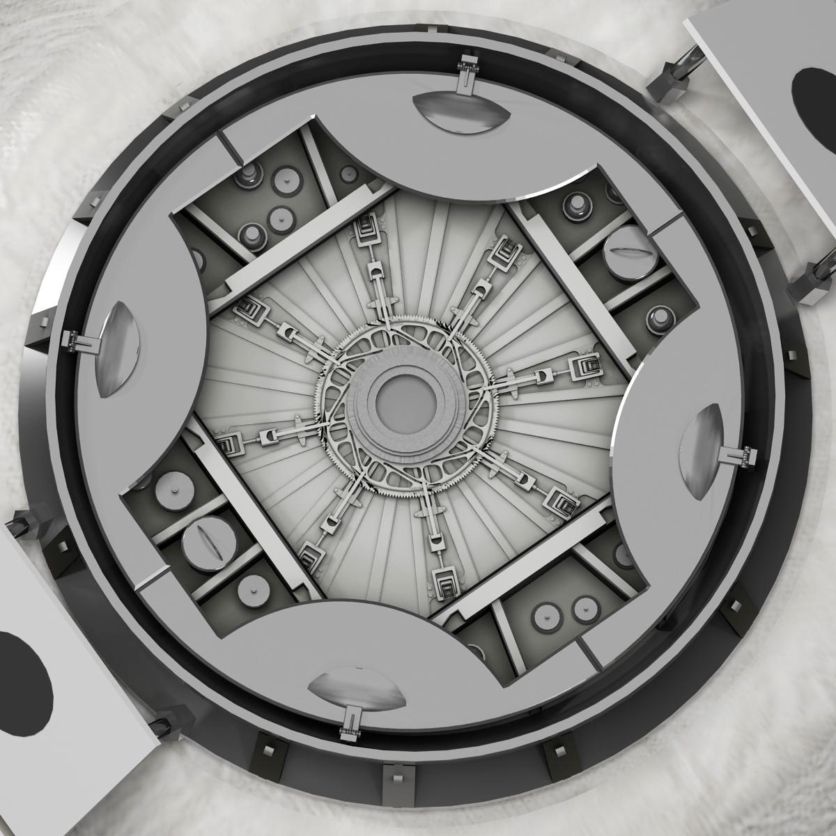 space functional cargo block 3d model