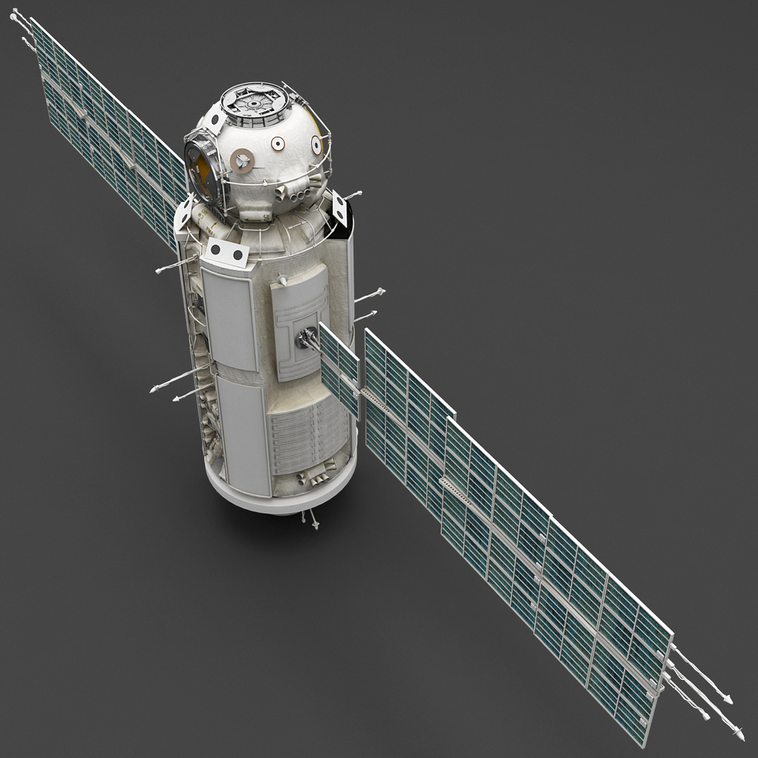 space functional cargo block 3d model