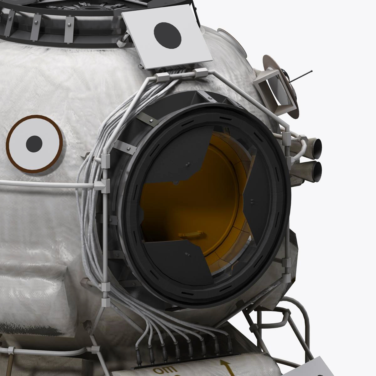 space functional cargo block 3d model