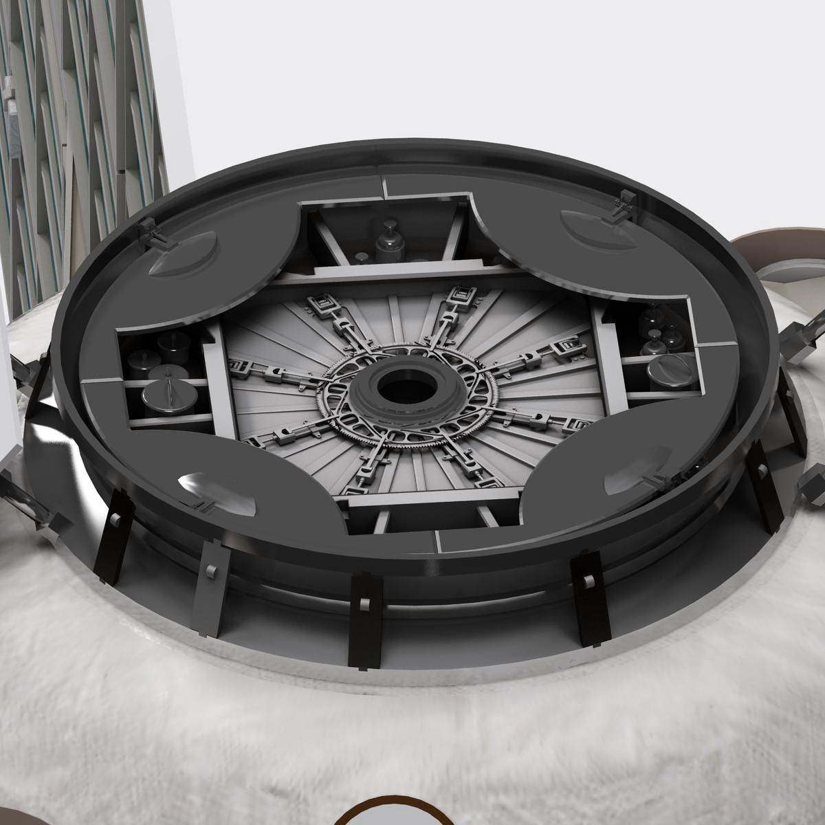 space functional cargo block 3d model