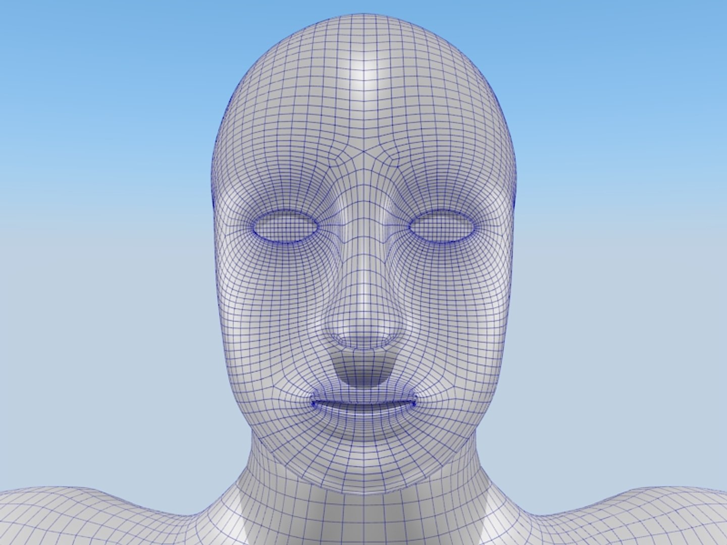 Middle-poly Human Texturing 3d 3ds