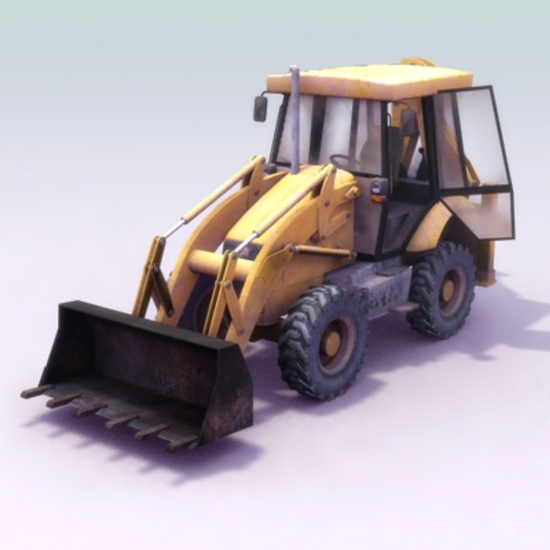 3d Model 2cx Digger