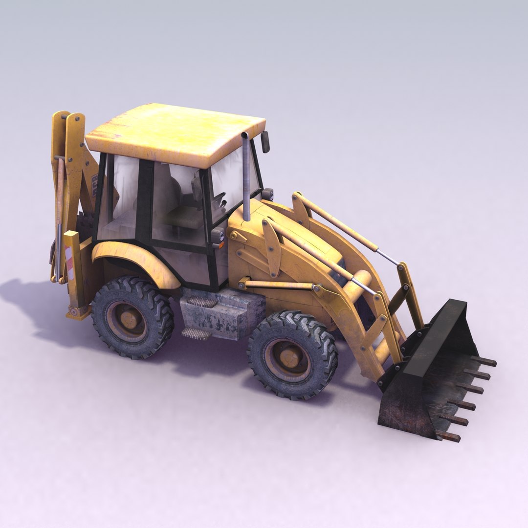 3d Model 2cx Digger