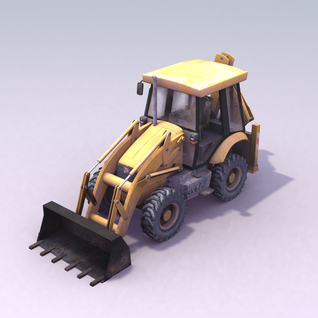 3d Model 2cx Digger