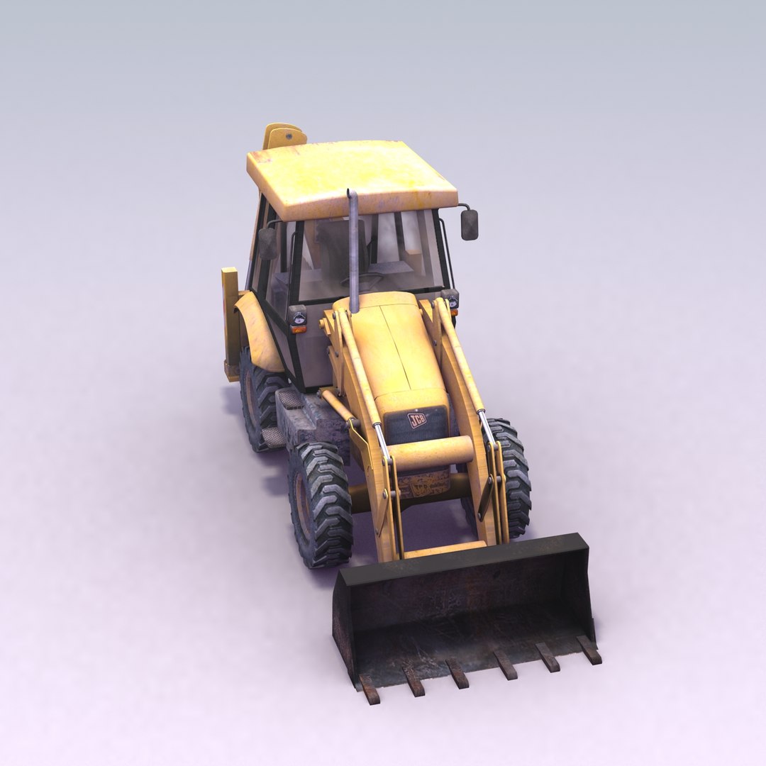 3d Model 2cx Digger