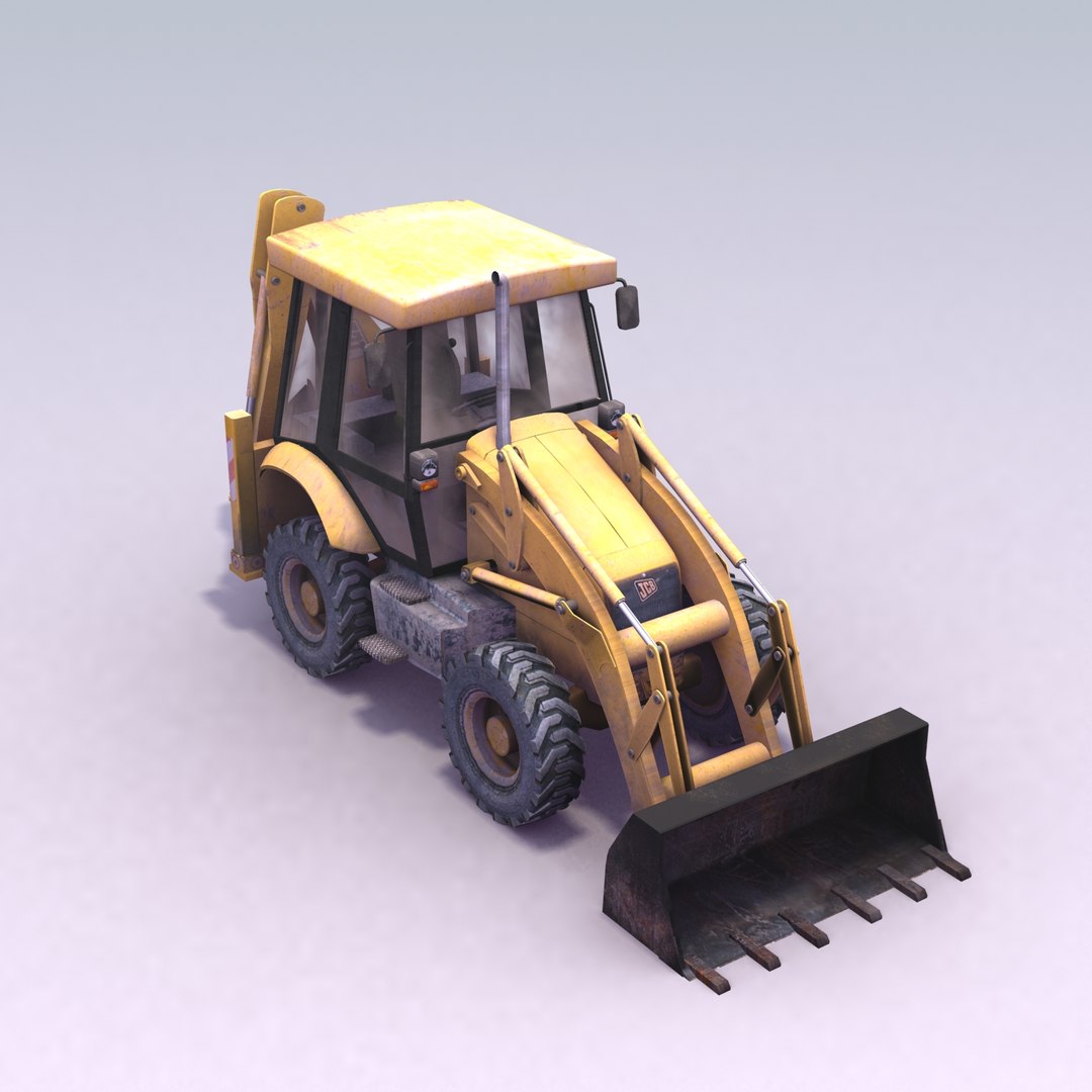 3d Model 2cx Digger