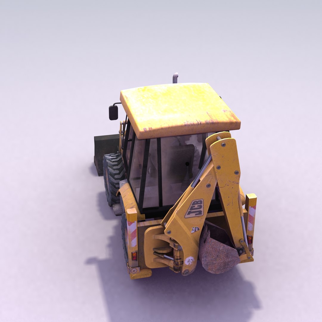 3d Model 2cx Digger