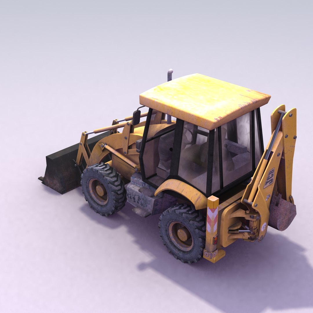 3d Model 2cx Digger