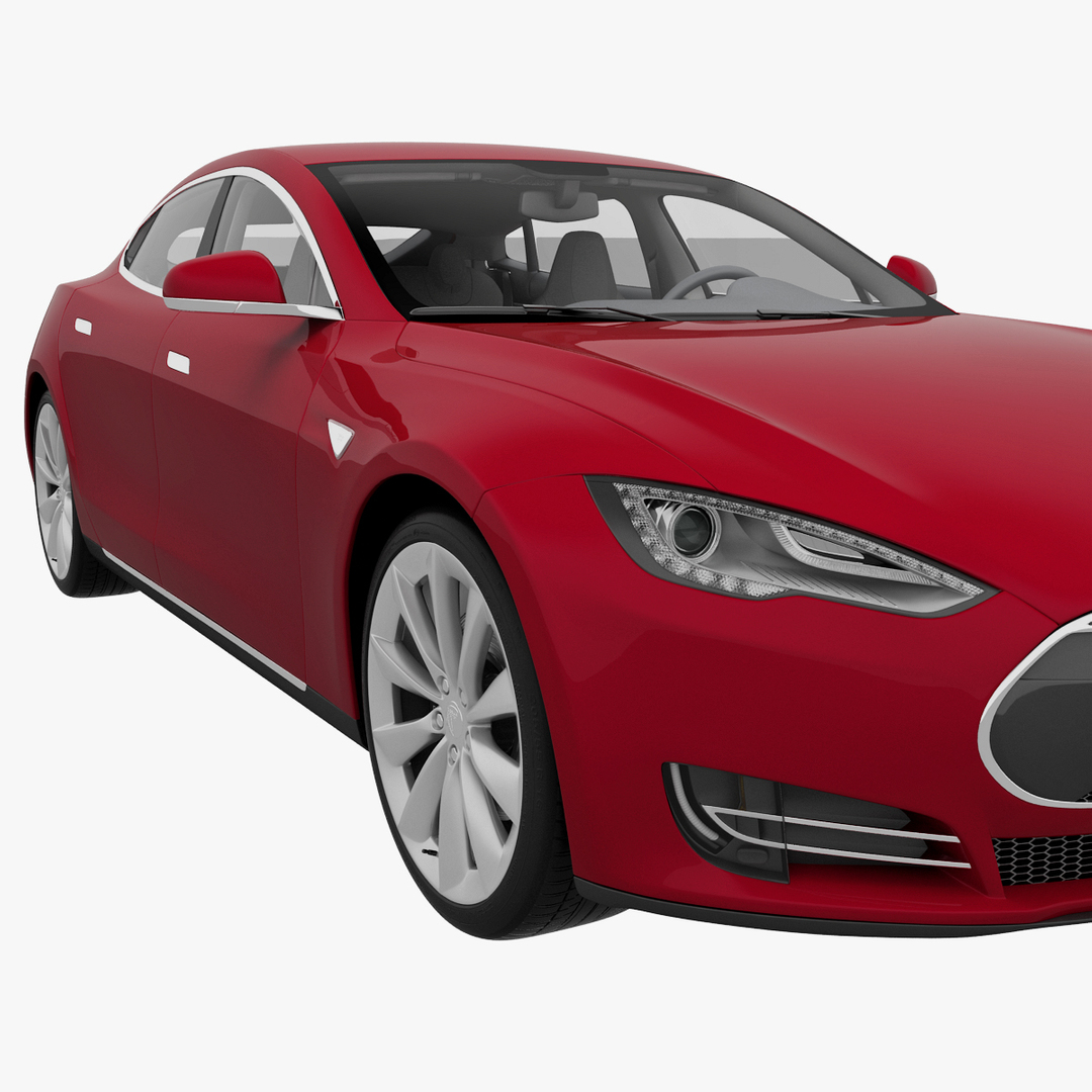 3ds tesla s 2014 modeled