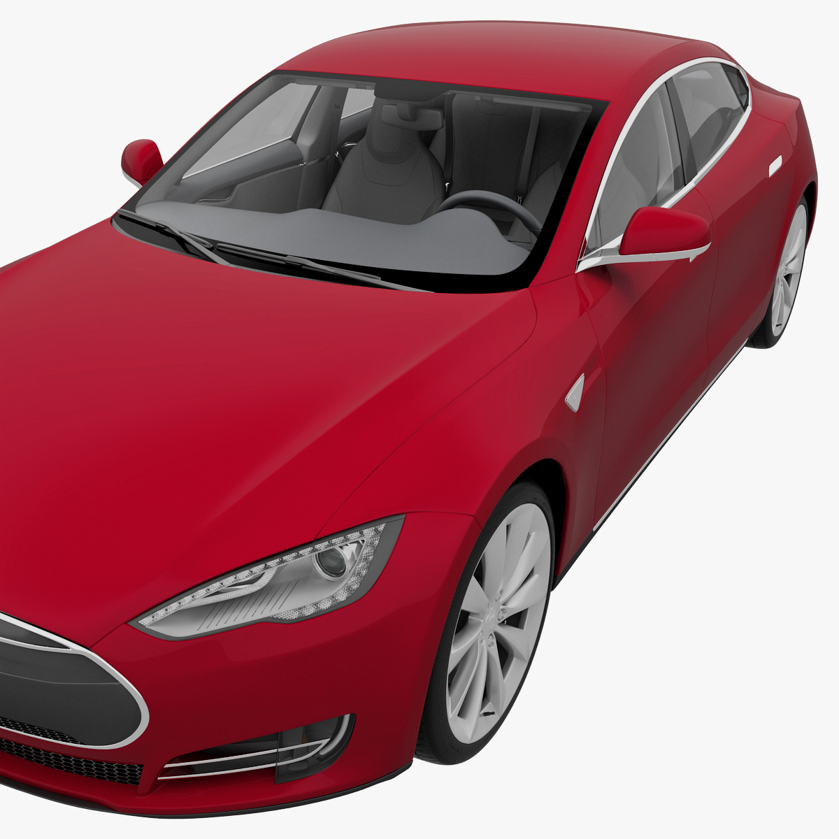 3ds tesla s 2014 modeled