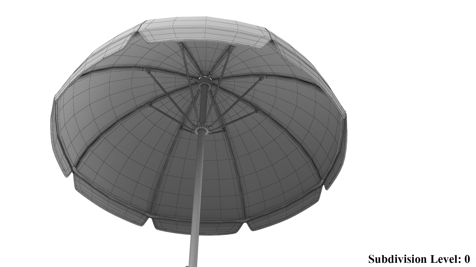 3D Umbrella Modeled Pbr - TurboSquid 1510825