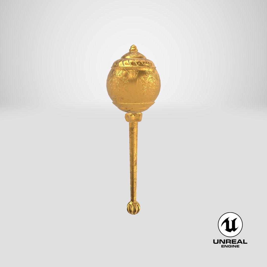 Gada Hanuman 3D Model - TurboSquid 1394028