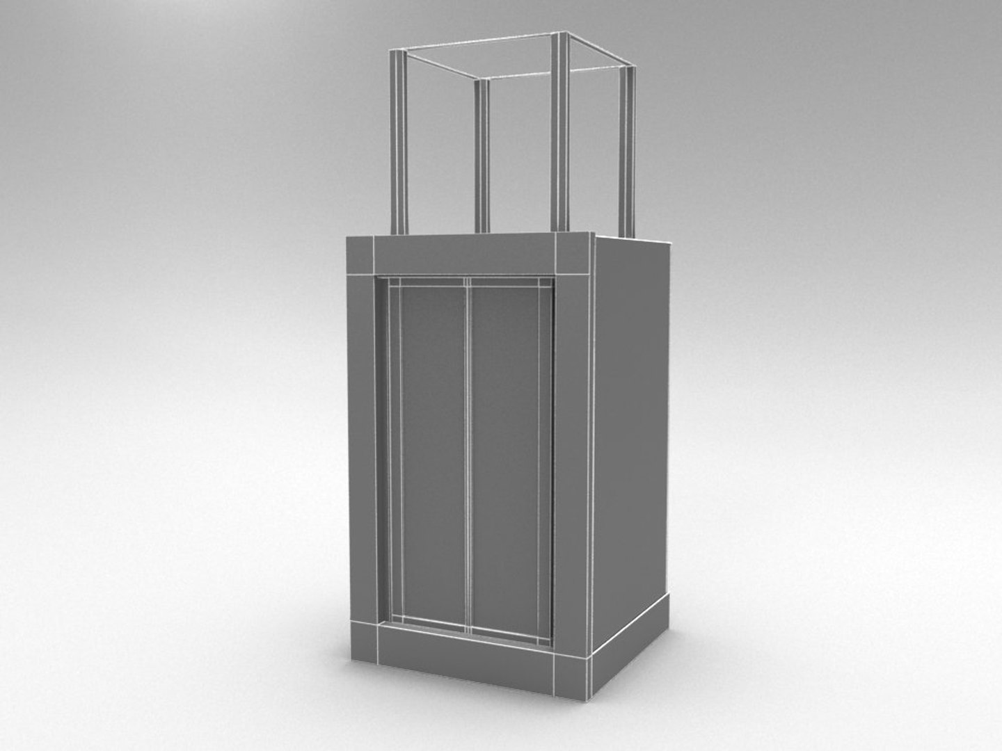 Elevator 3d Max