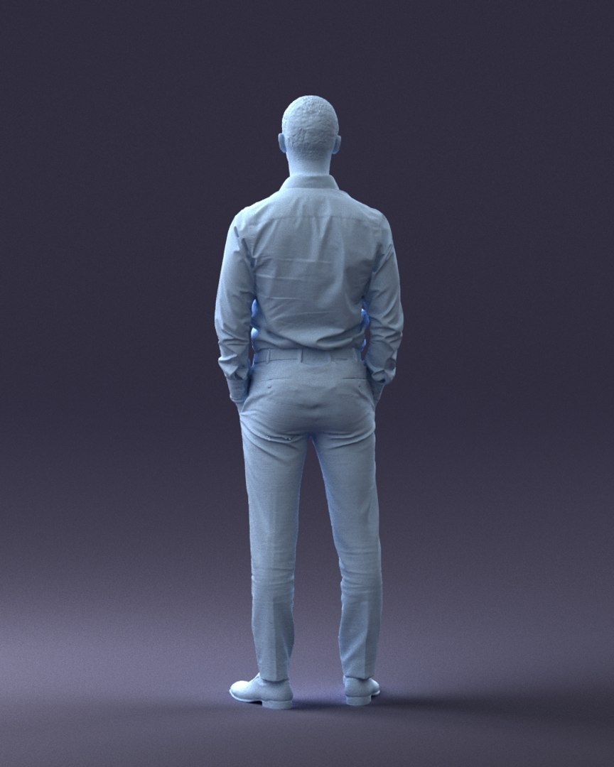 Man Office 3D Model - TurboSquid 1388099