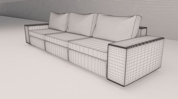 free cloth sofa 3d model