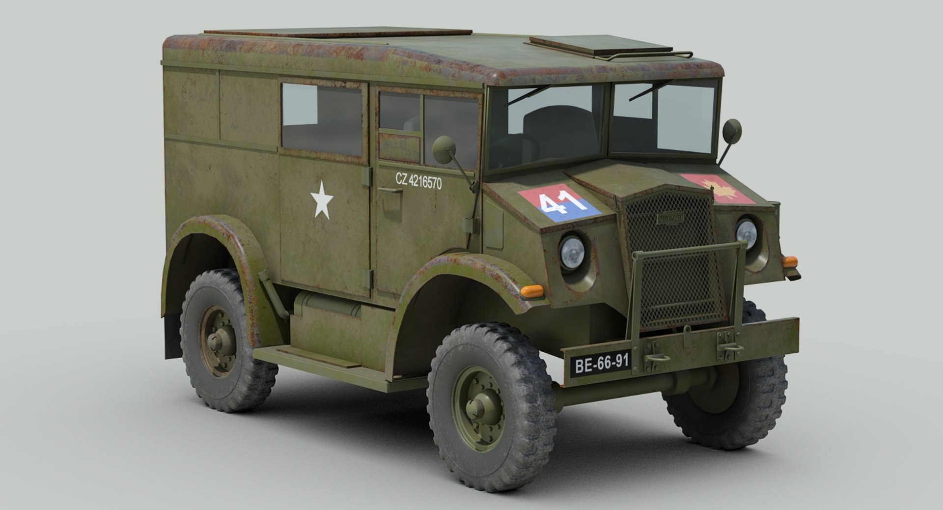 3d Ww2 Cmp C8a Hup Model
