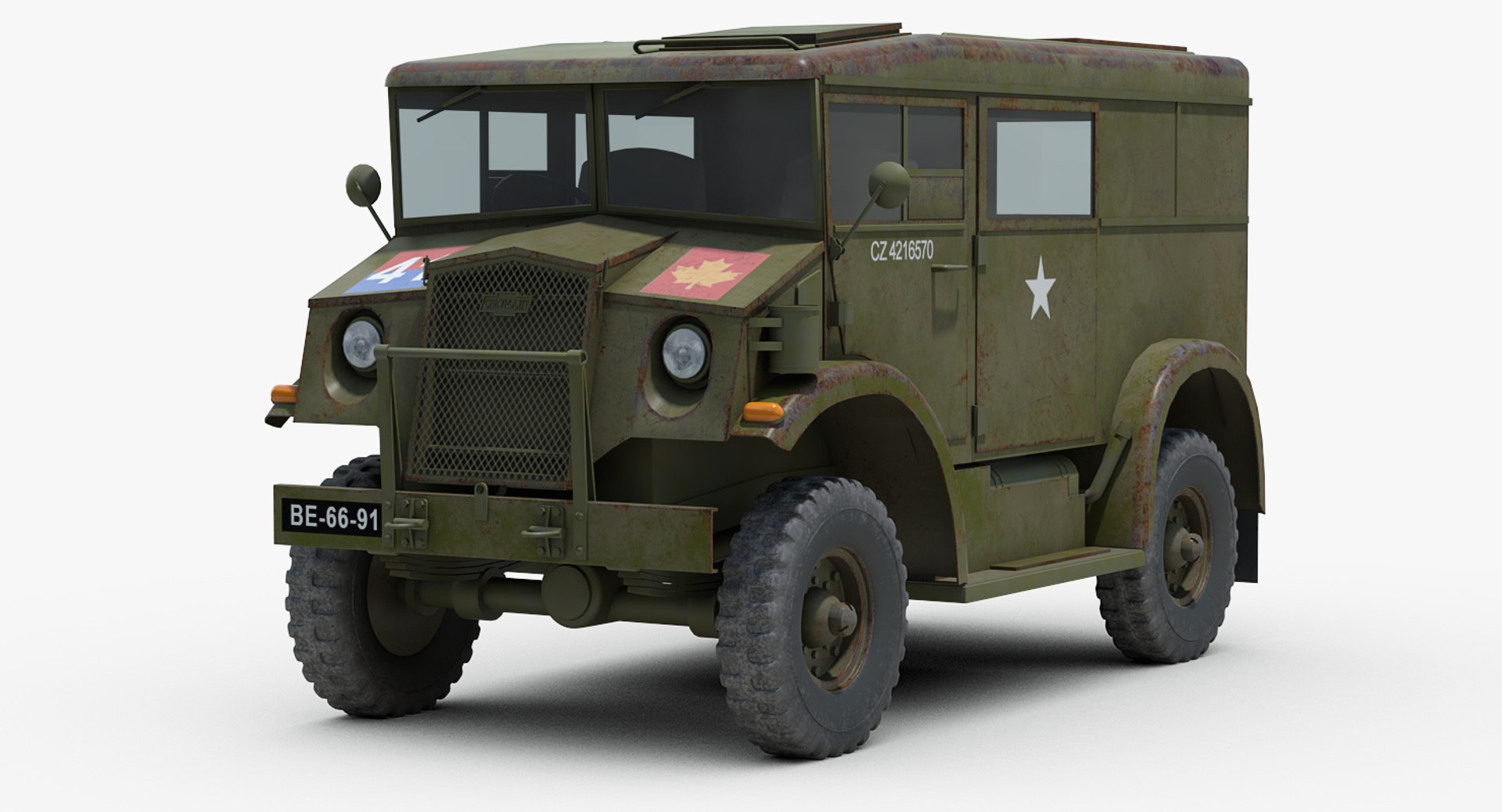 3d Ww2 Cmp C8a Hup Model