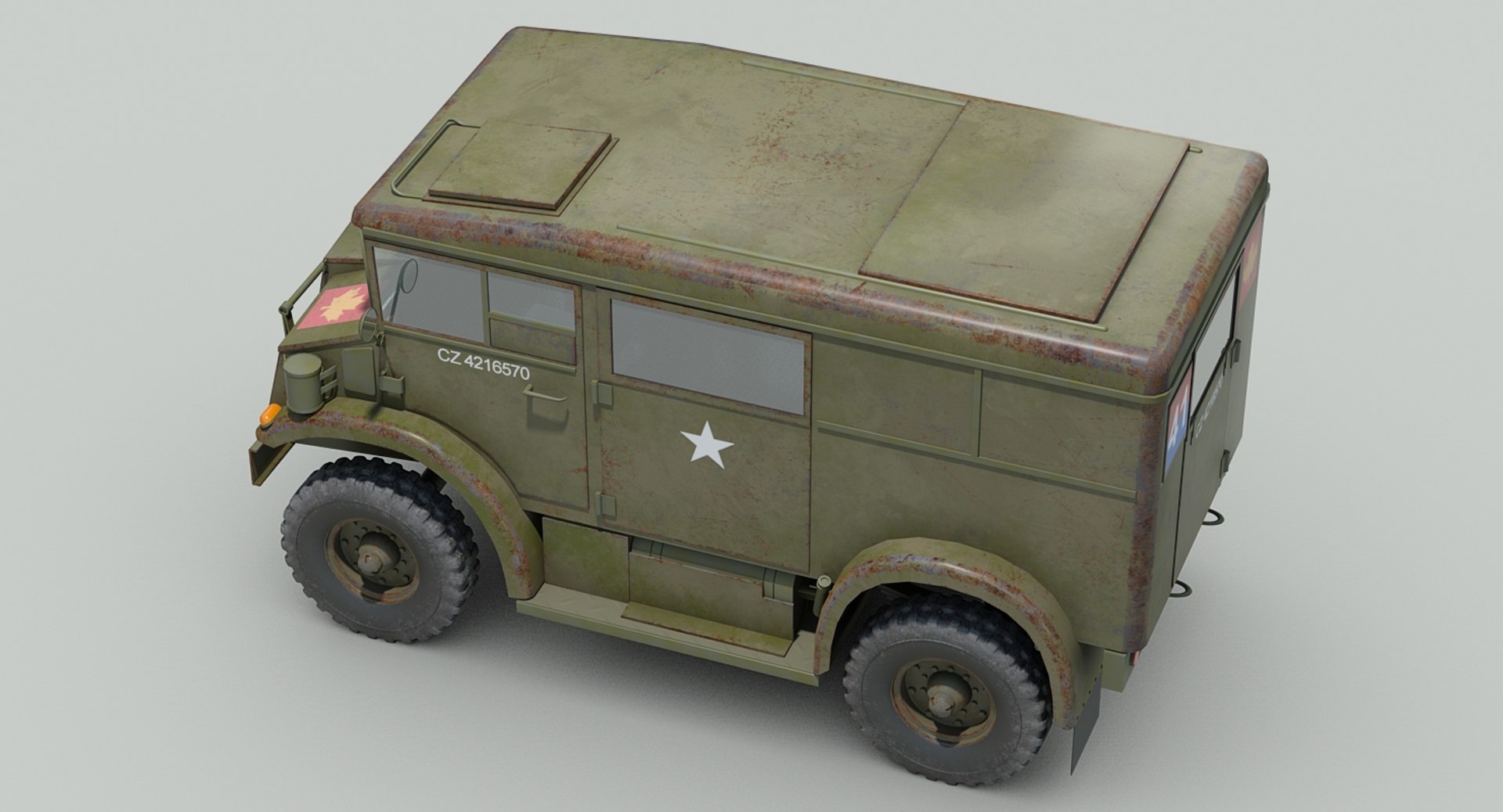 3d Ww2 Cmp C8a Hup Model