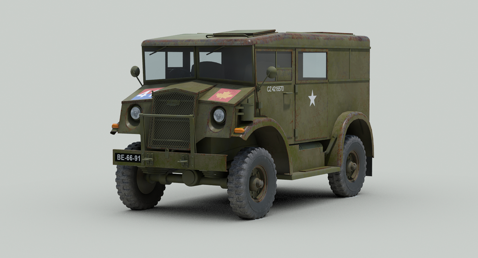 3d Ww2 Cmp C8a Hup Model