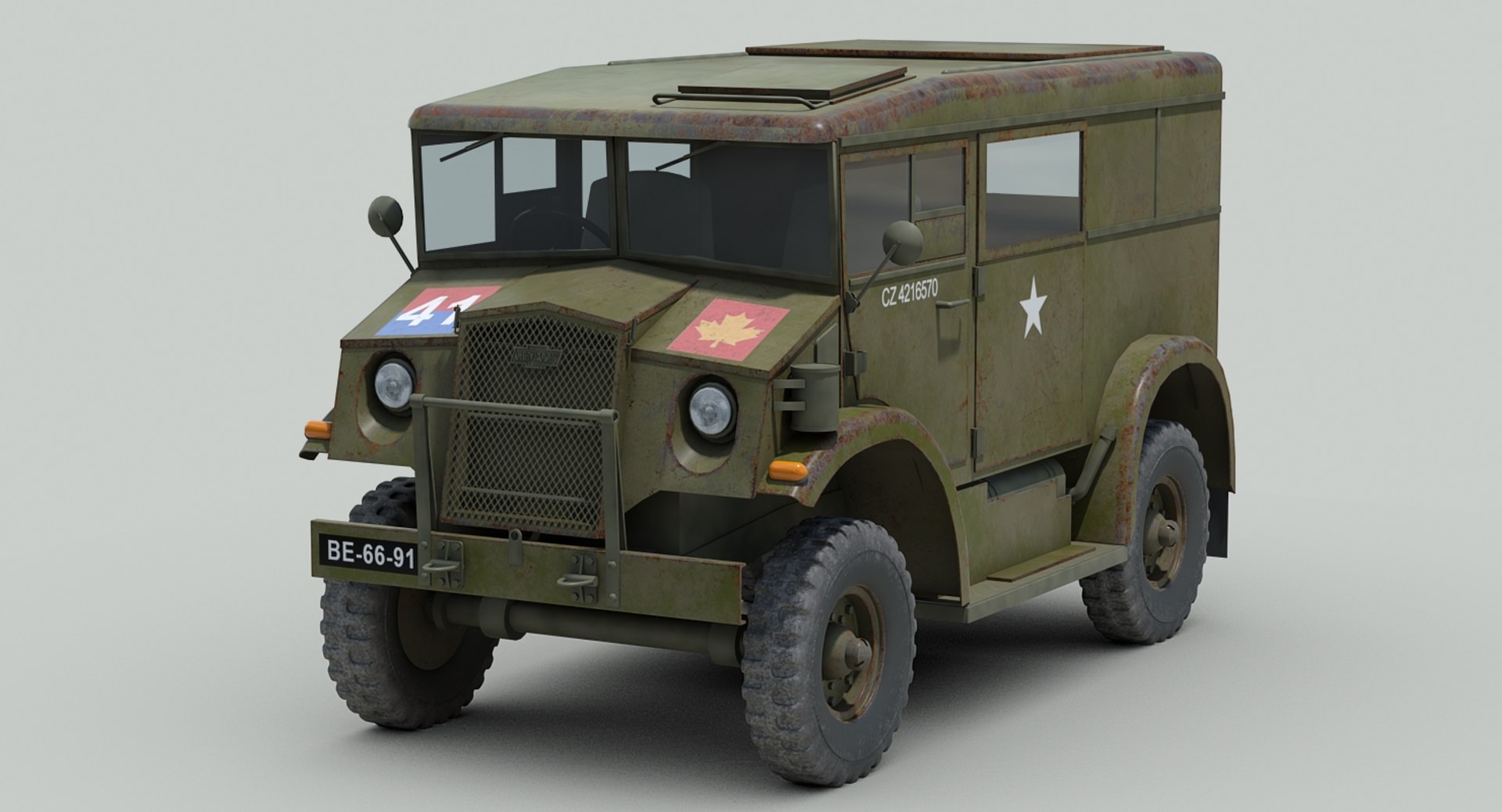 3d Ww2 Cmp C8a Hup Model