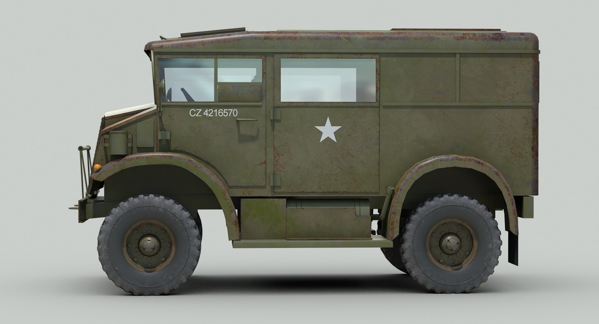 3d Ww2 Cmp C8a Hup Model