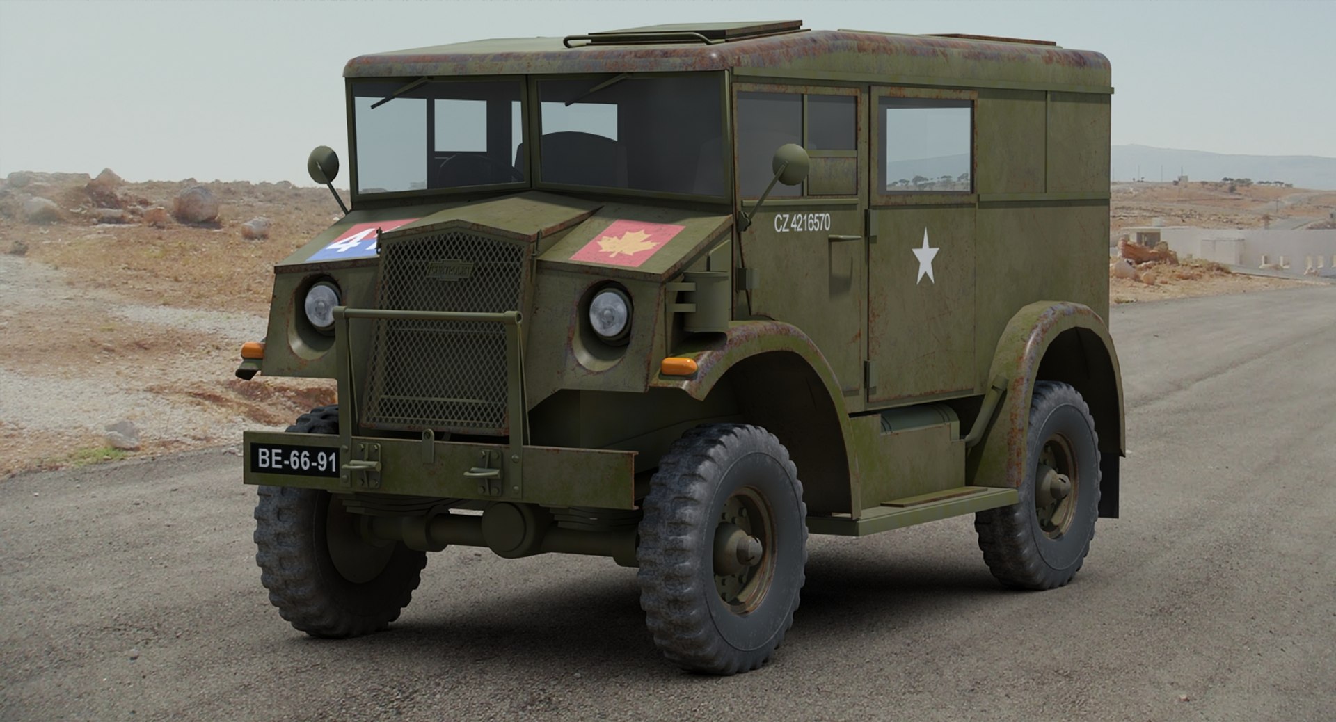 3d Ww2 Cmp C8a Hup Model