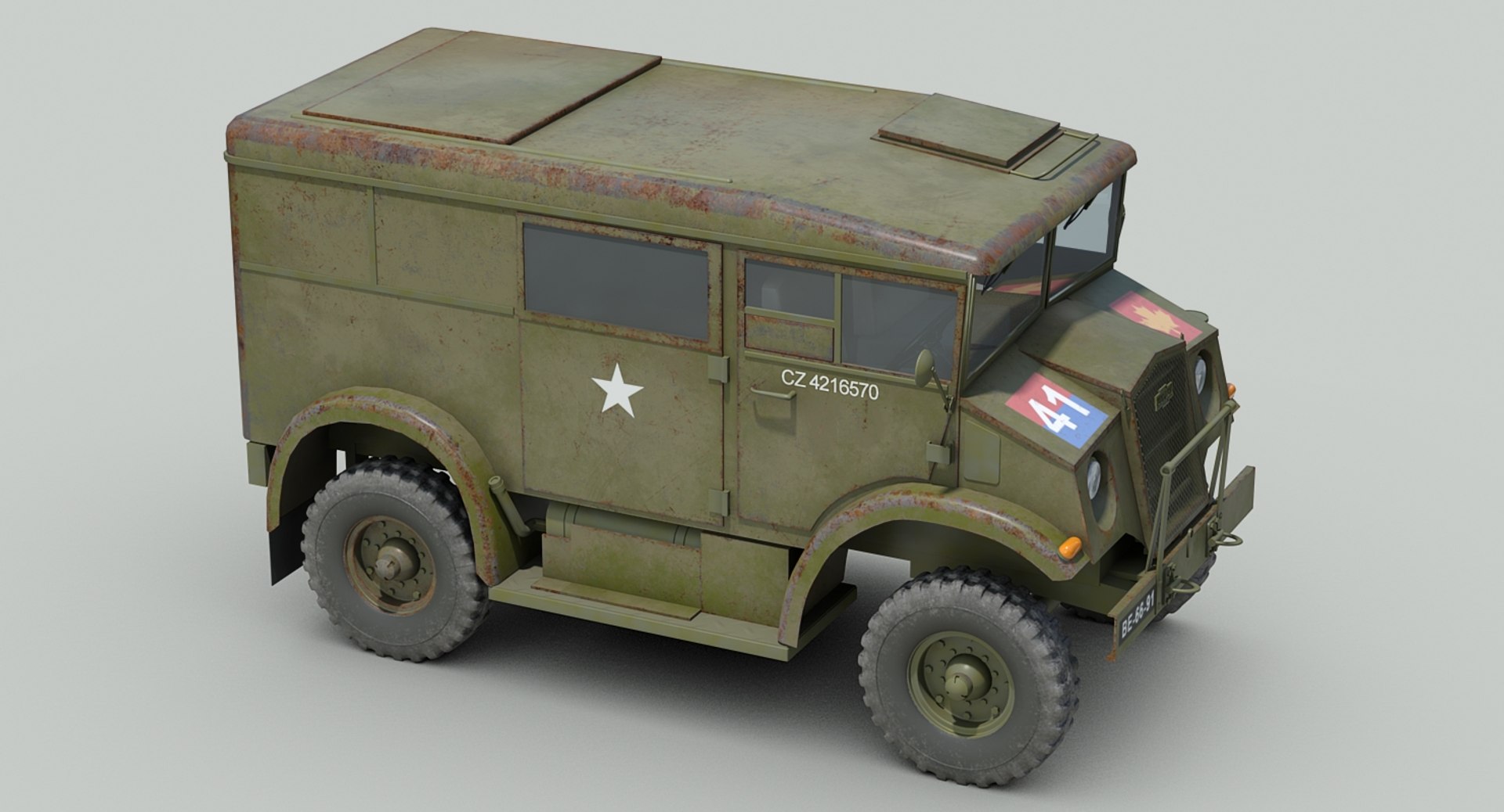 3d Ww2 Cmp C8a Hup Model
