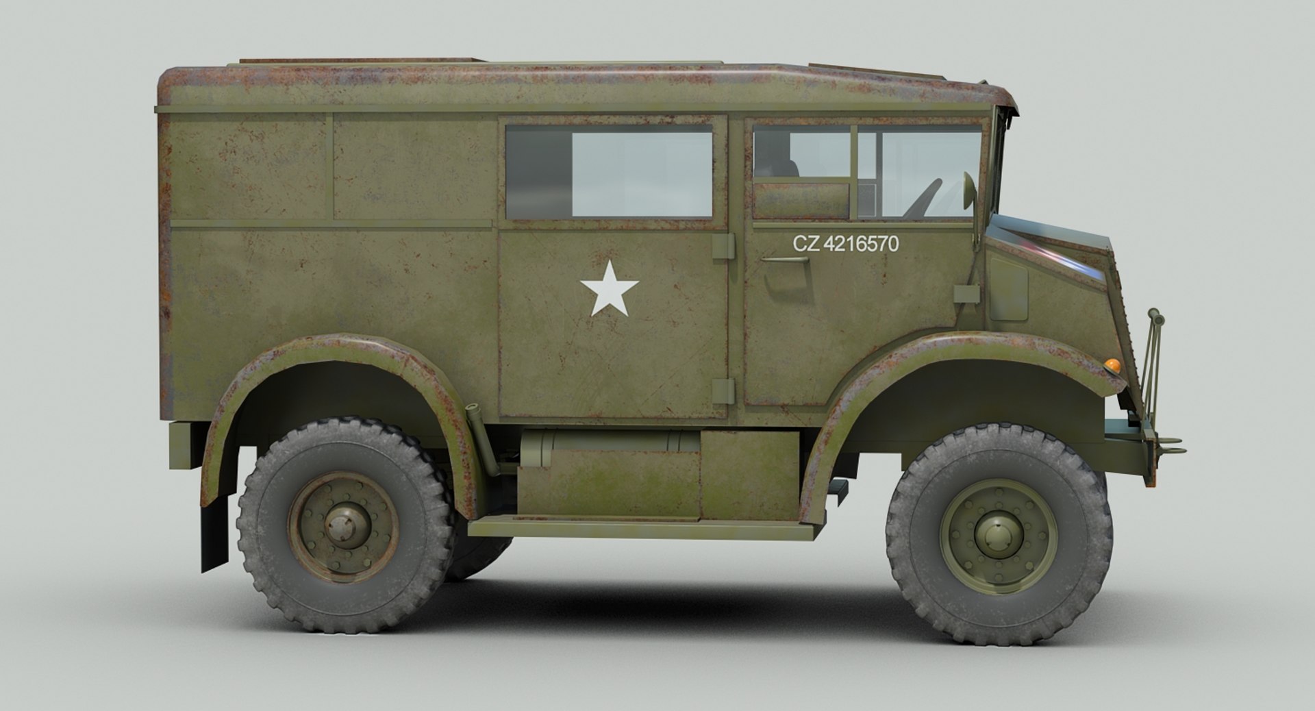3d Ww2 Cmp C8a Hup Model