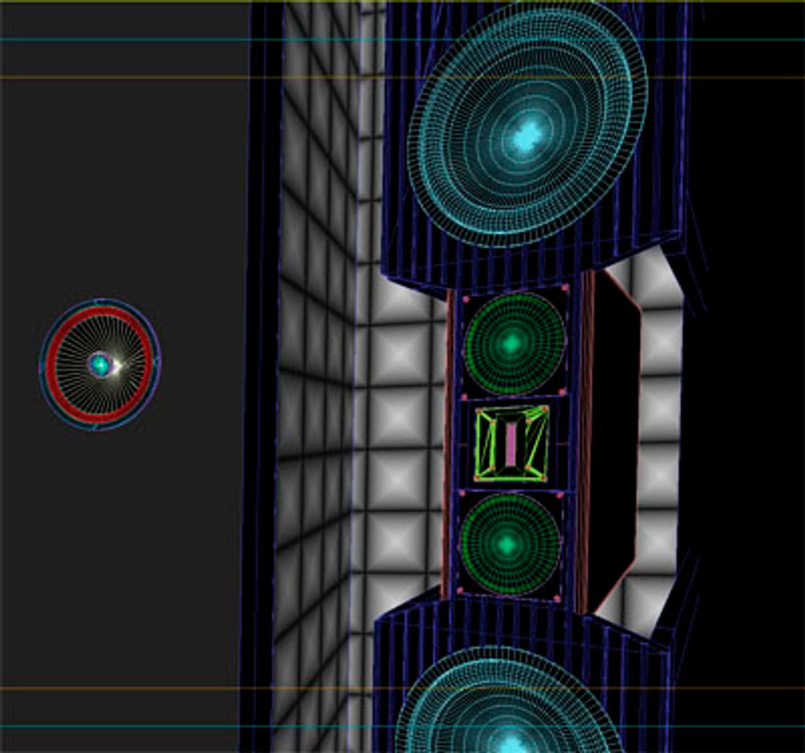 Speaker Drivers End 3d Max