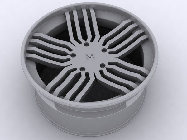 3d model alloy wheel