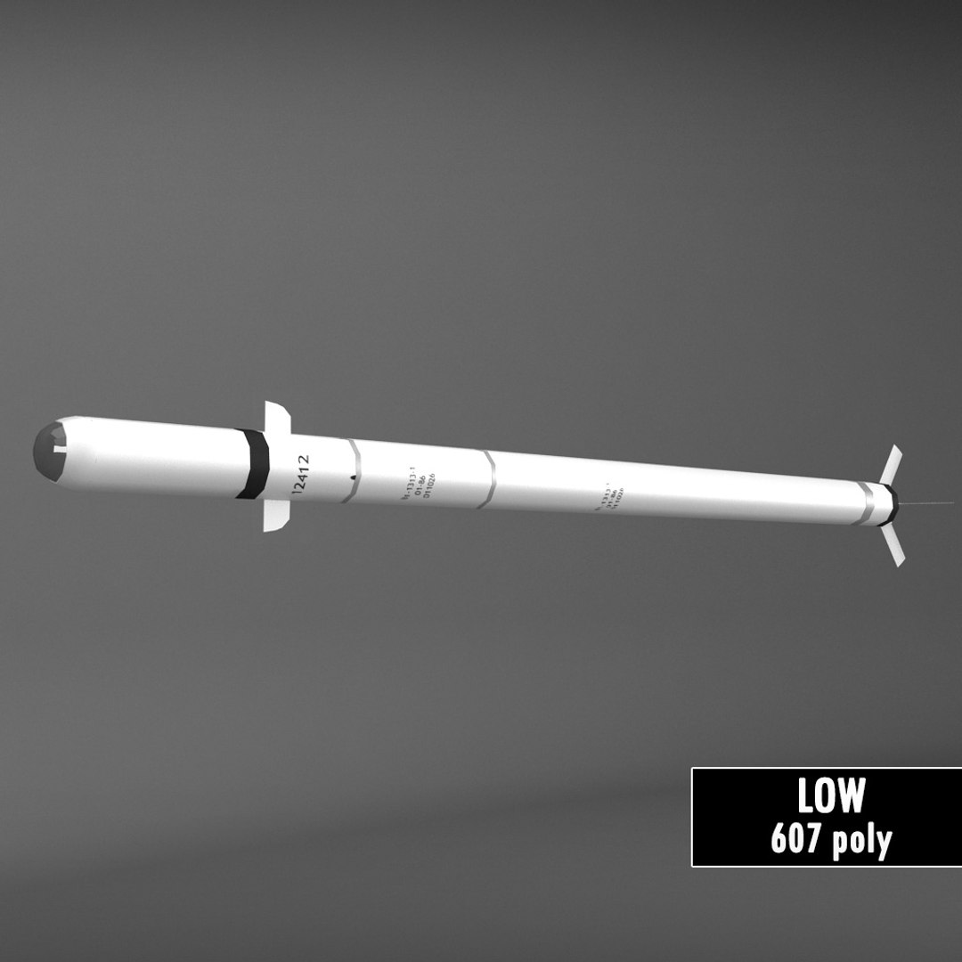 3d Sa-7 Rocket Polys