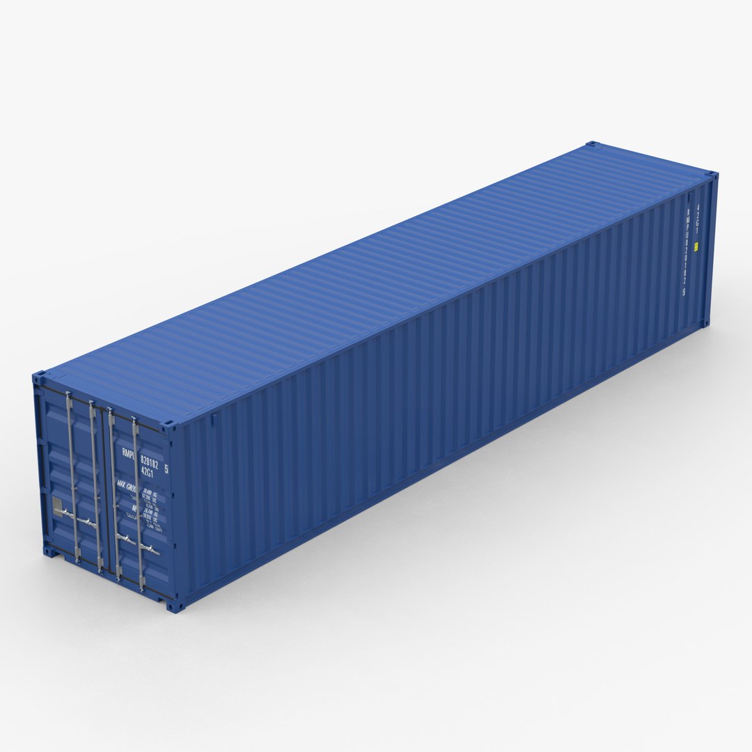 Container 40ft 3D Model - TurboSquid 1546974