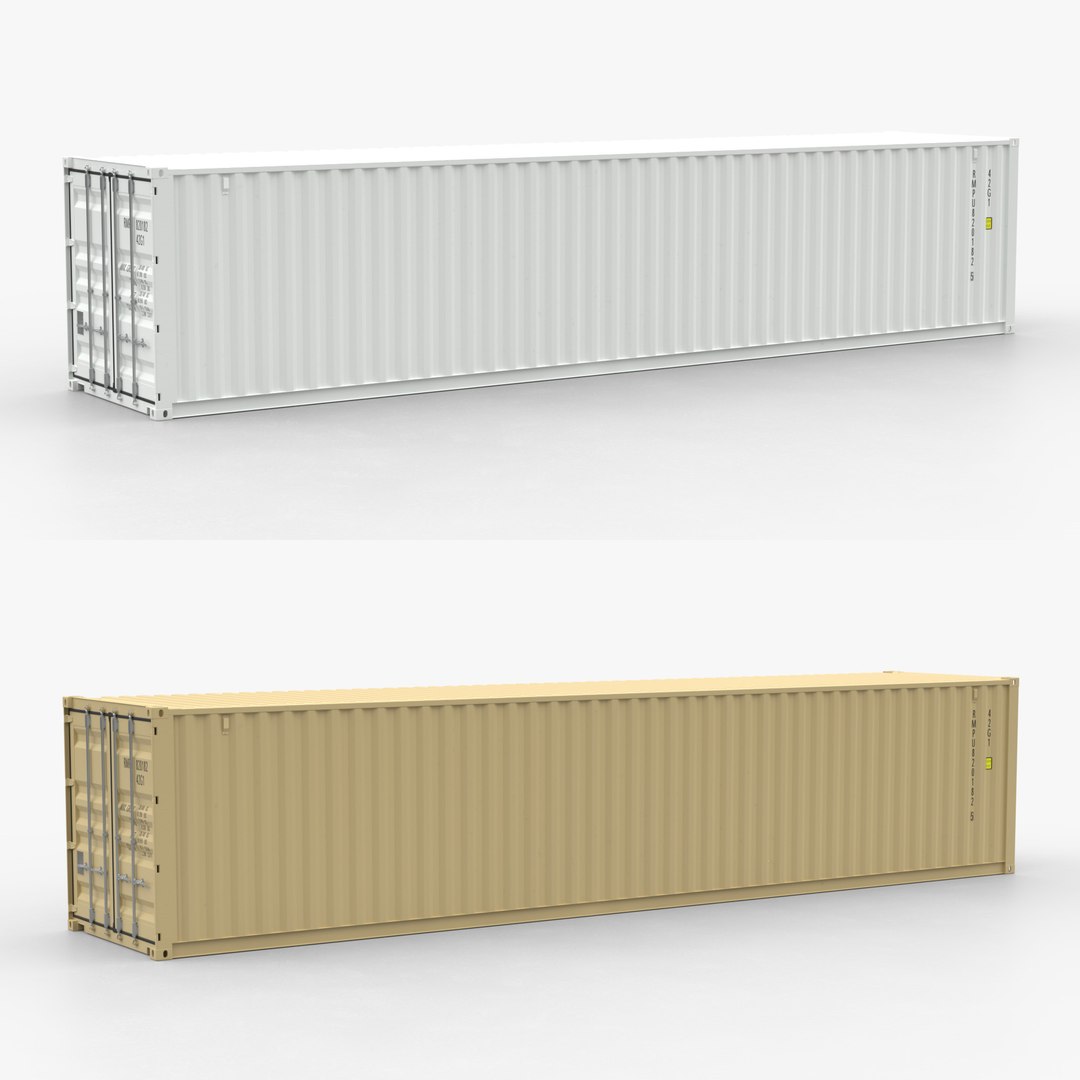 Container 40ft 3D model - TurboSquid 1546974