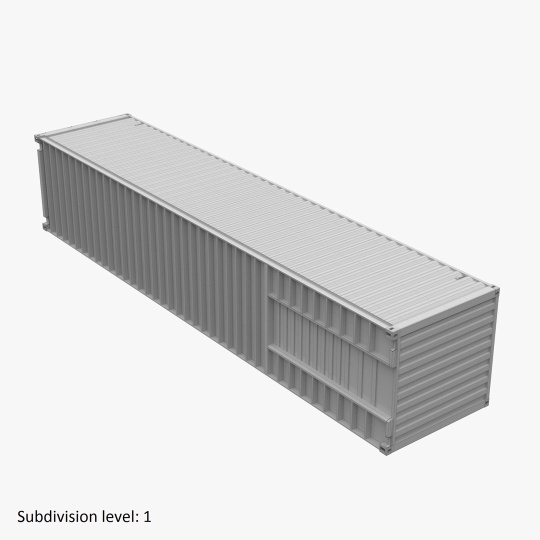 Container 40ft 3D model - TurboSquid 1546974