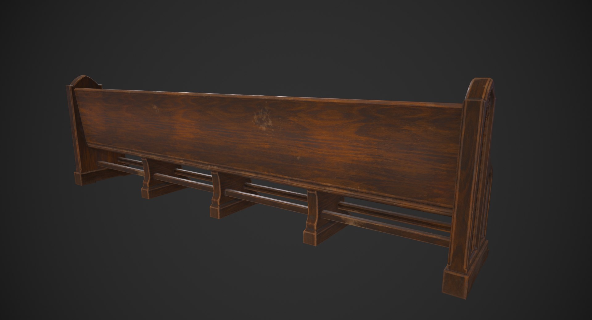 Church Pew 3D Model - TurboSquid 1745997