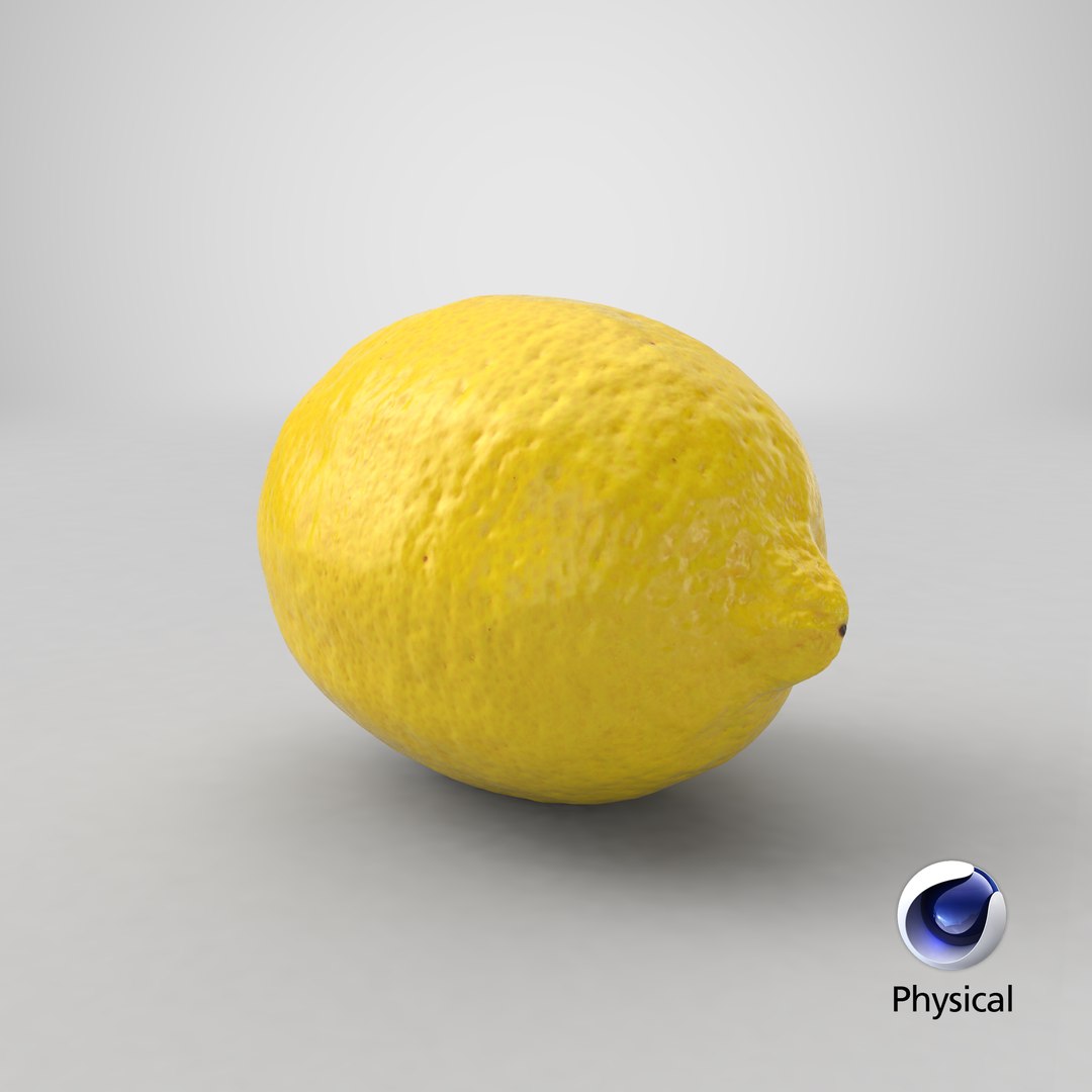3D lemon 02 hi polys - TurboSquid 1448889