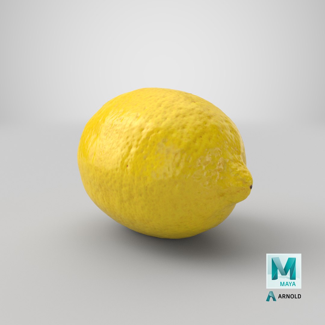 3D lemon 02 hi polys - TurboSquid 1448889