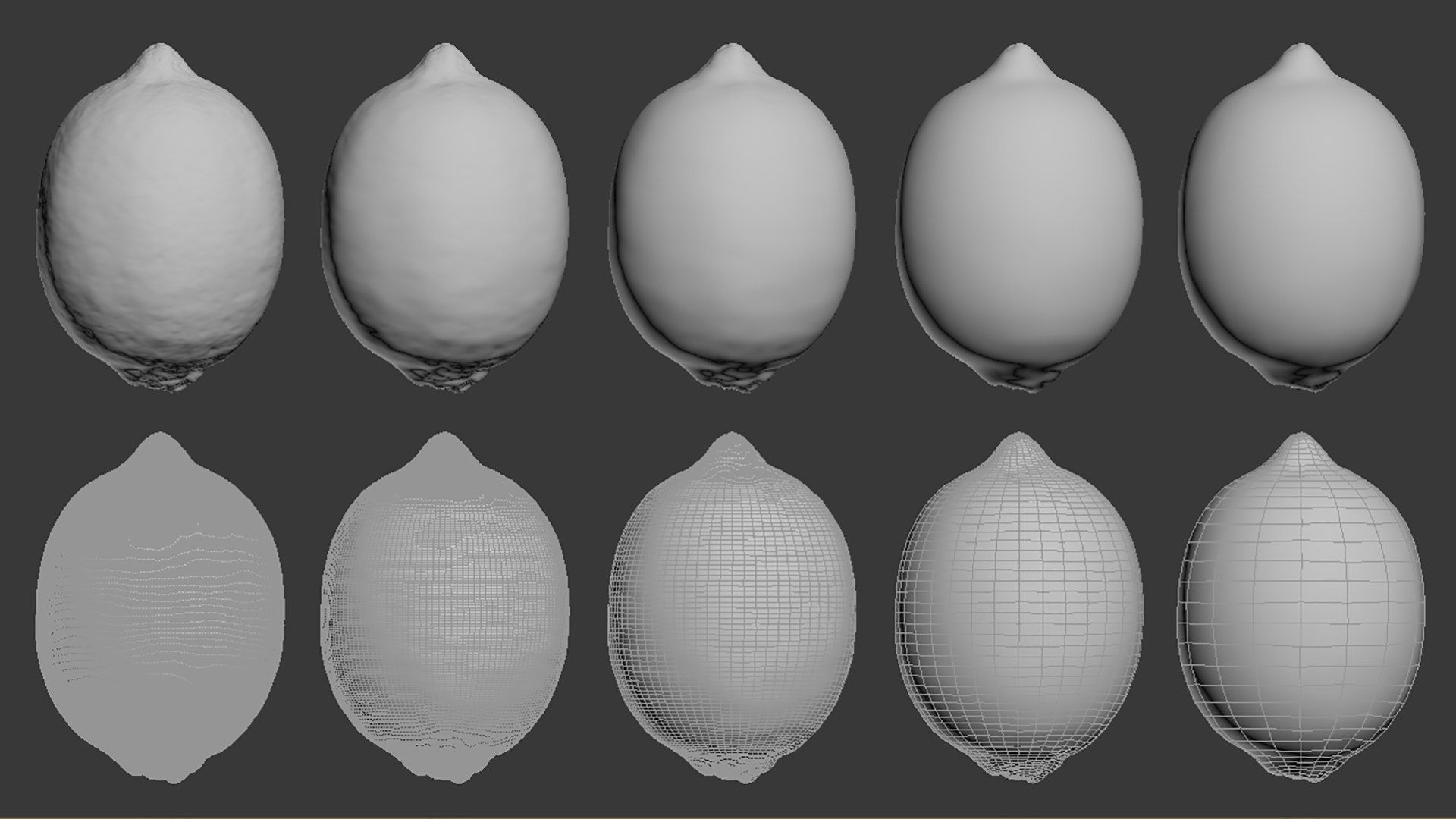 3D Lemon 02 Hi Polys - TurboSquid 1448889