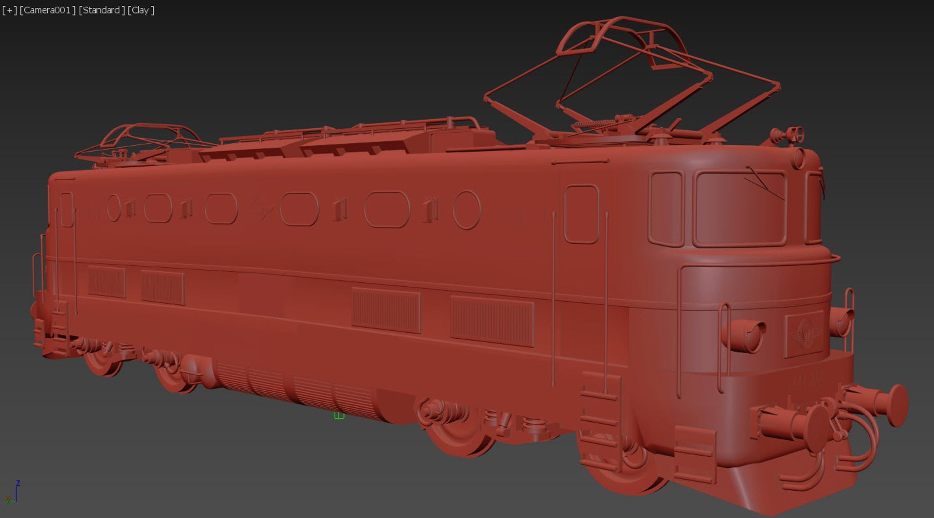 Electric Locomotive 3D - TurboSquid 1993571