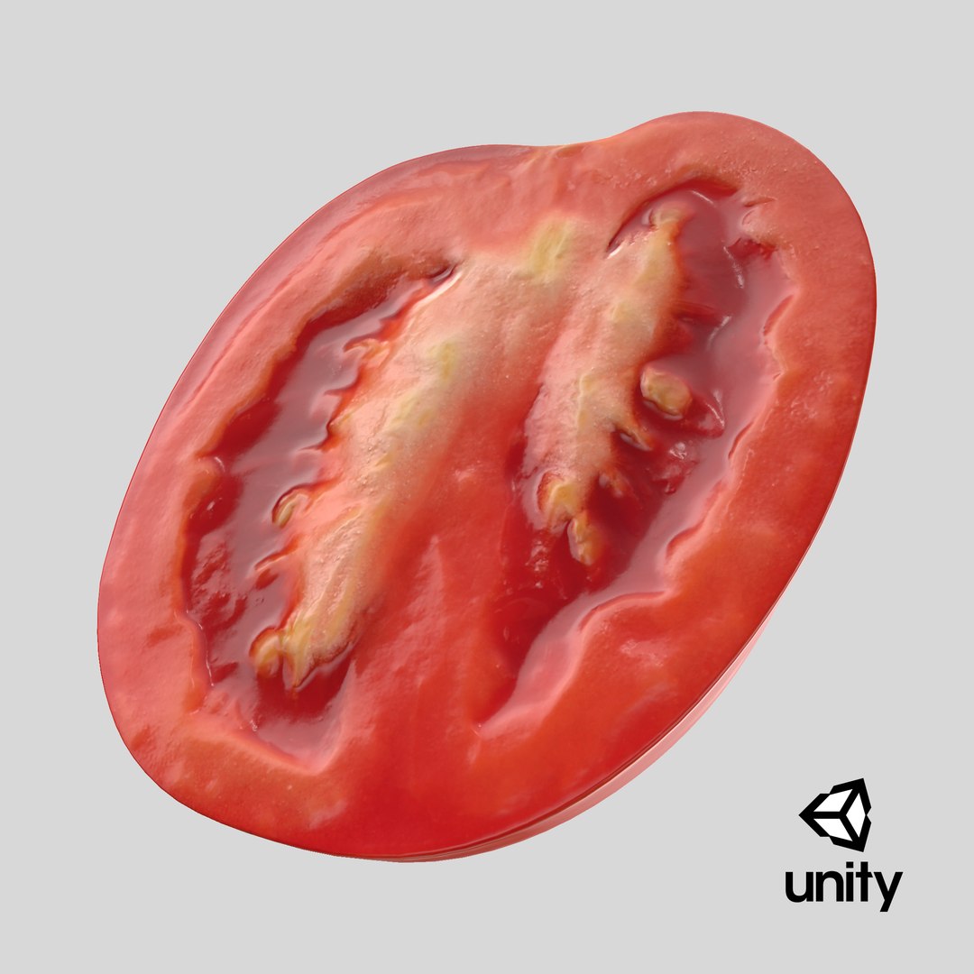 Roma Tomato Half 02 3D model - TurboSquid 2127106