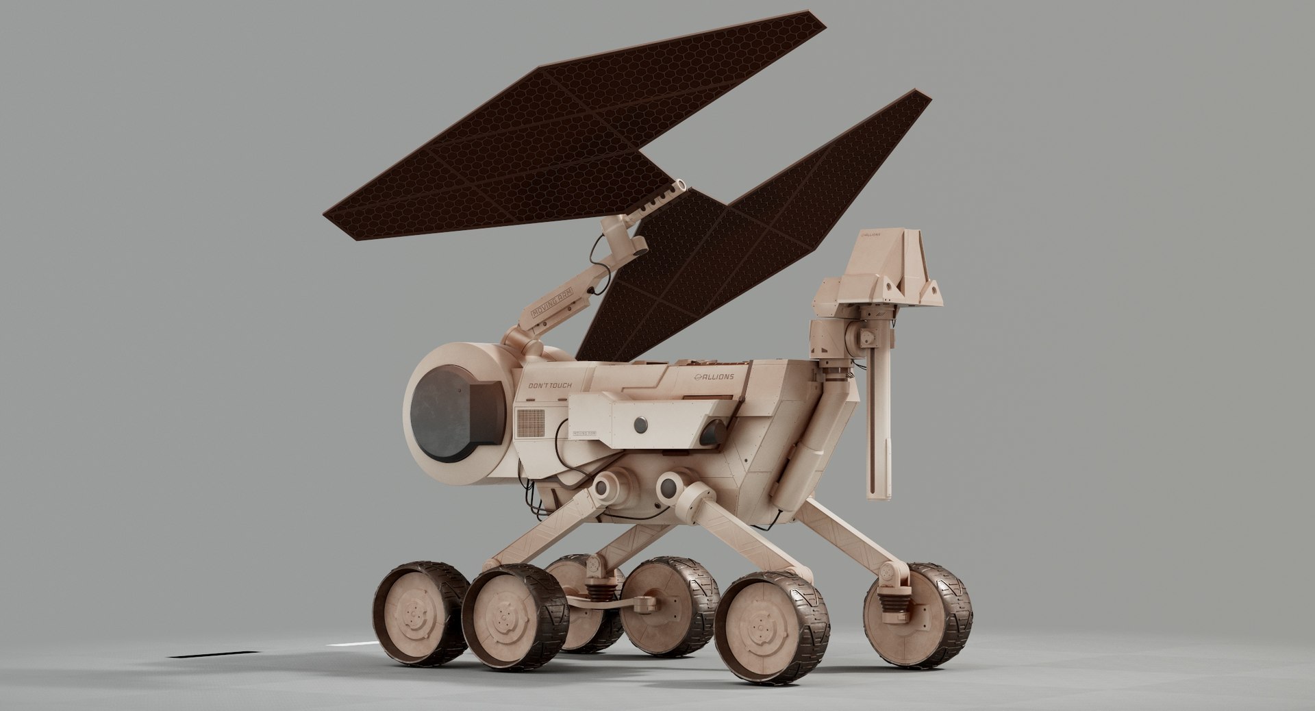 3D model planetary rover planet - TurboSquid 1609086