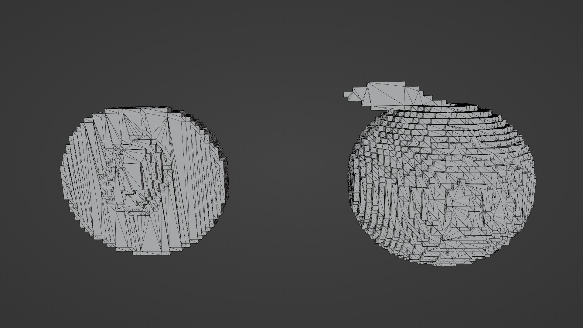 Voxel Peach Model - TurboSquid 2159643