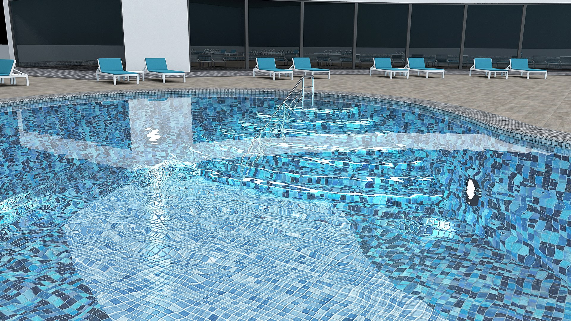 Swimming Pool Infinty 3D Model - TurboSquid 1721774