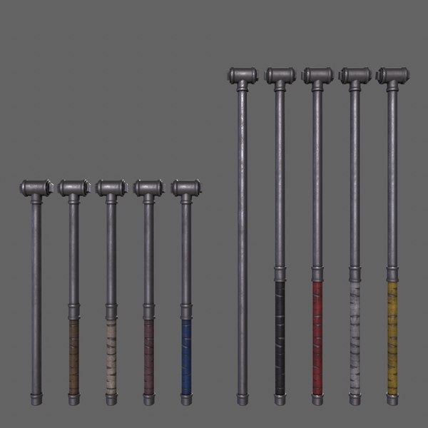 PBR Pipe Weapon V2 3D model - TurboSquid 1909823