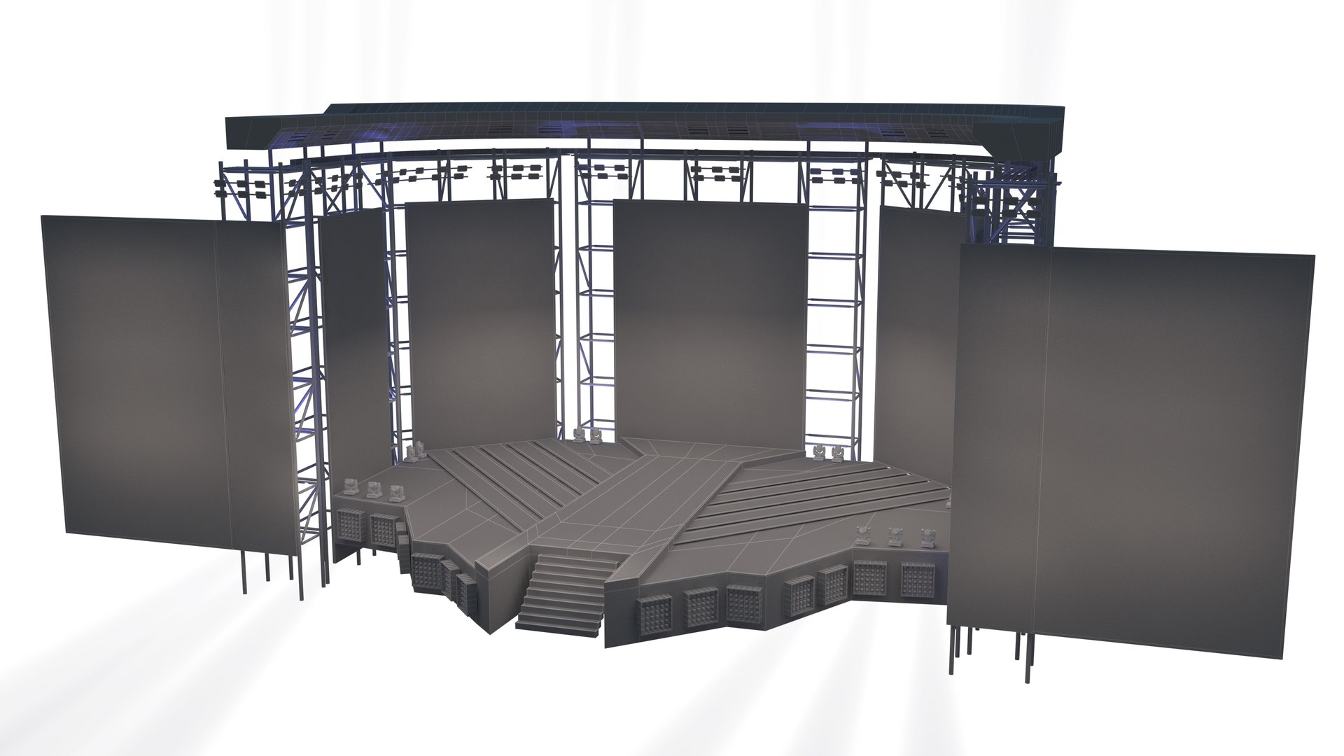 Concert Stage 3D - TurboSquid 2050803