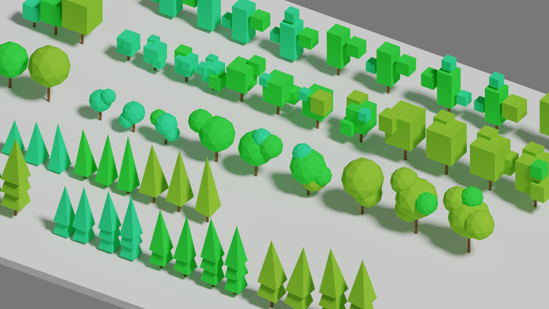 Free 3D Cartoon Tree Pack - TurboSquid 1319365